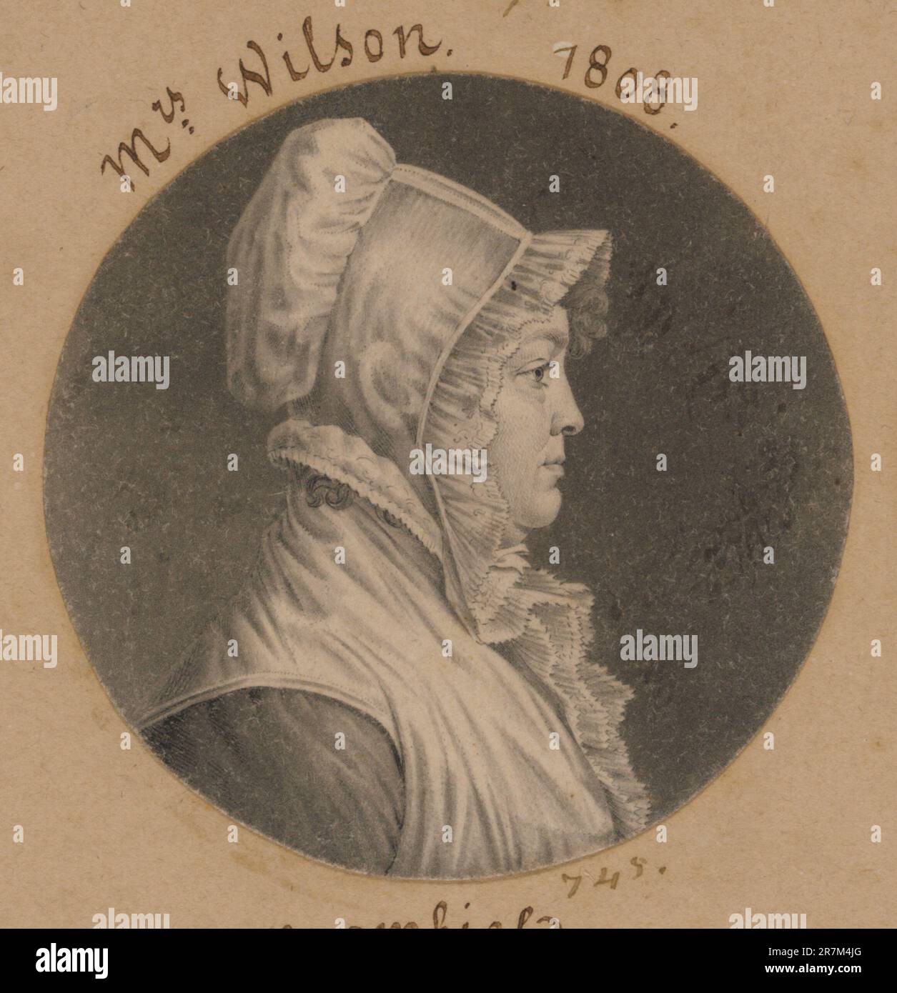 Mary Fleming Lewis 1808 Stock Photo - Alamy