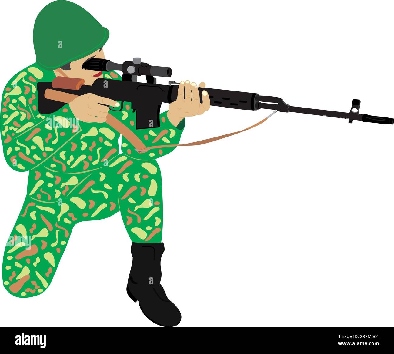 Dessins De Fusil De Sniper Fusil De Sniper Militaire Banque De