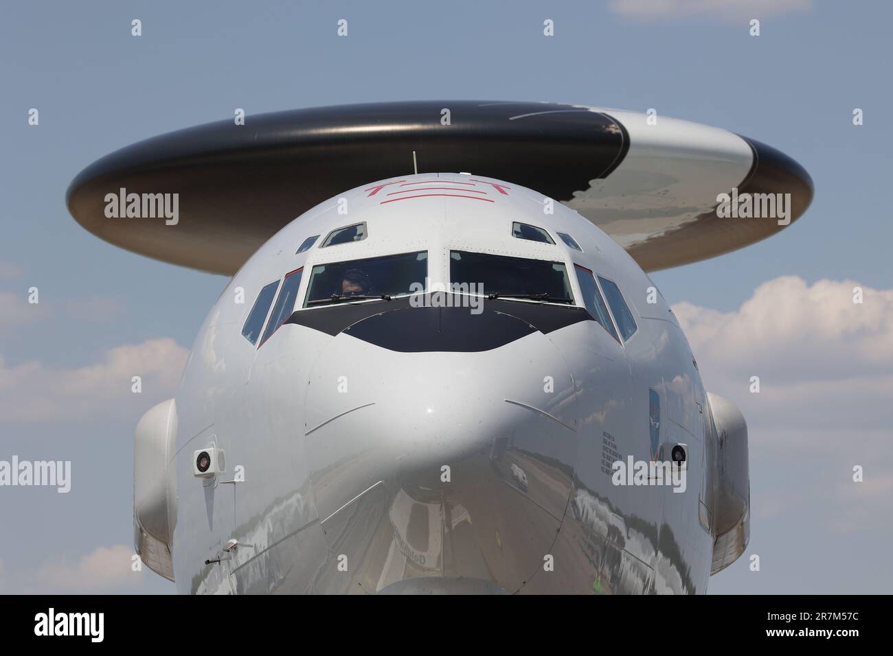 Geilenkirchen, Germany. 16th June, 2023. The radar dome "RADOME" of an ...