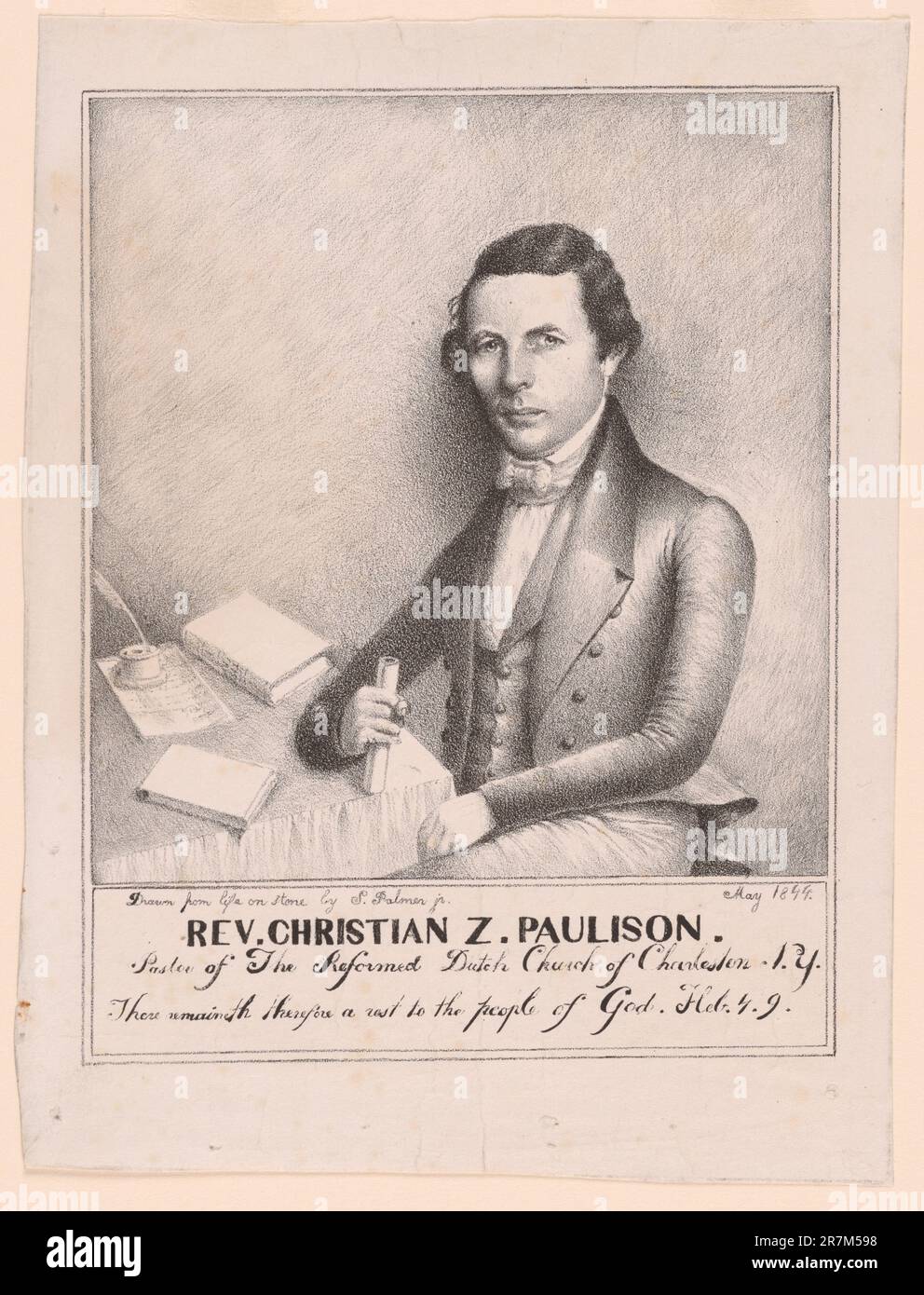 Christian Zabriskie Paulison 1844 Stock Photo - Alamy