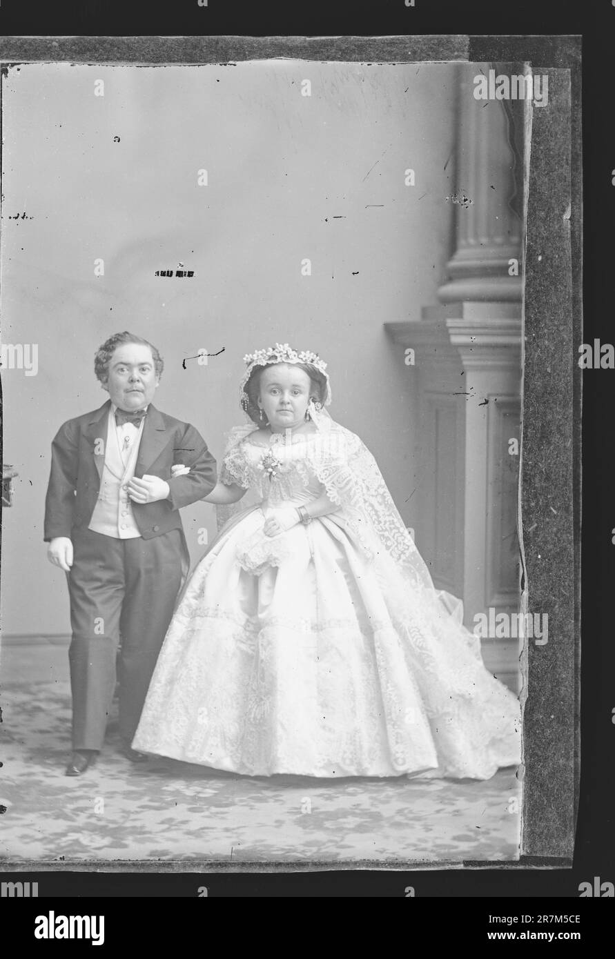 Charles and Lavinia Stratton c. 1860-1870 Stock Photo - Alamy