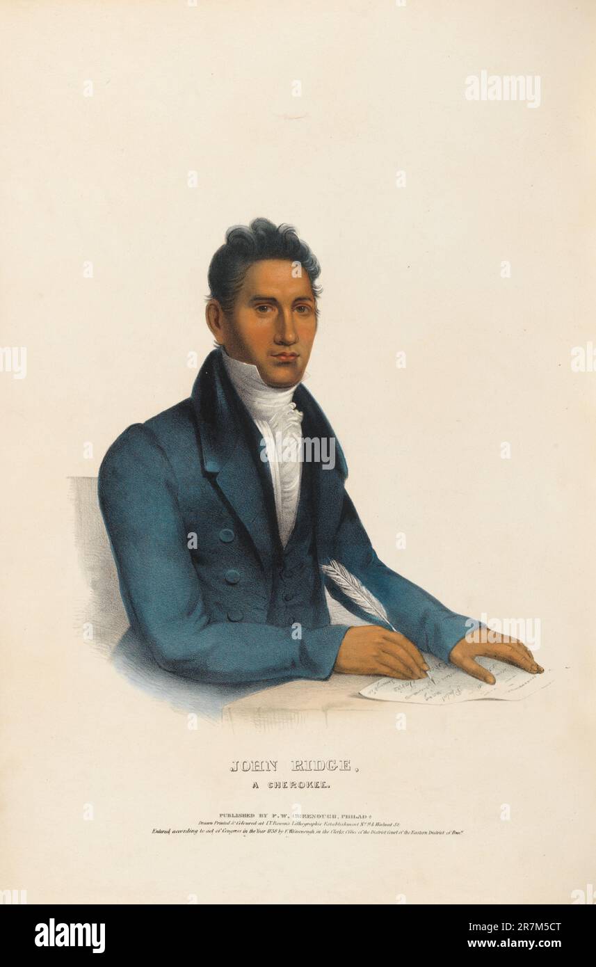 1838 cherokee hi-res stock photography and images - Alamy
