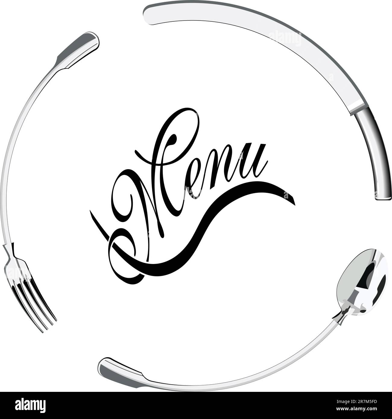 Menu title Stock Vector Images - Alamy