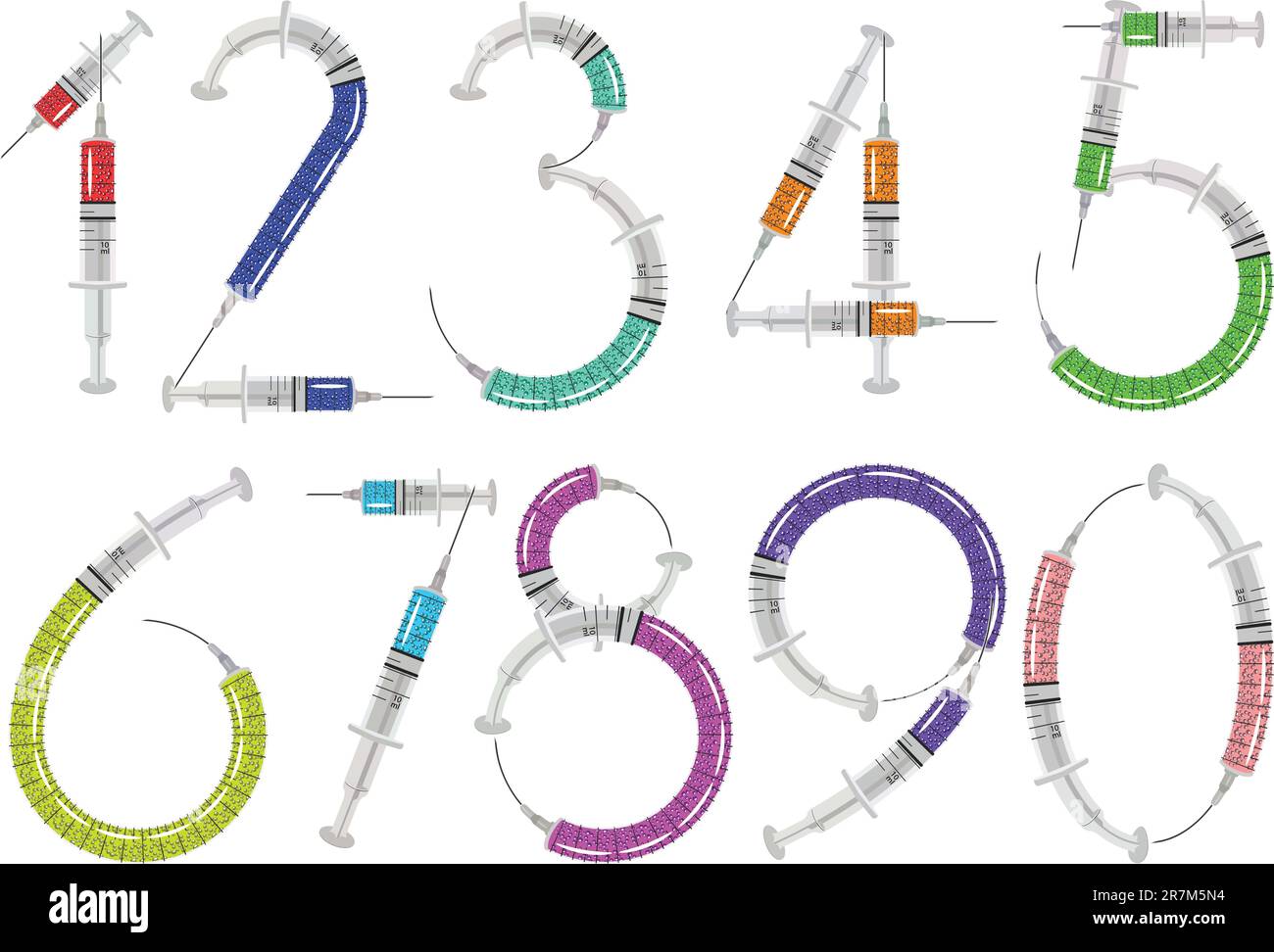 Close up syringe treatment Stock Vector Images - Alamy