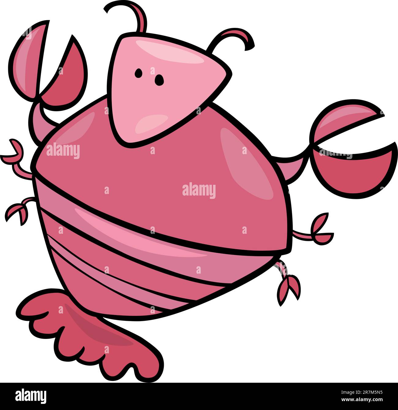 cartoon Illustration of cancer zodiac sign Stock Vector Image & Art - Alamy