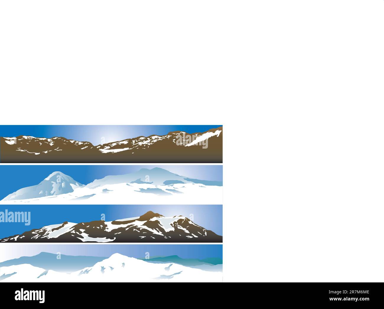 Mountain range background. Vector illustration for you design Stock ...