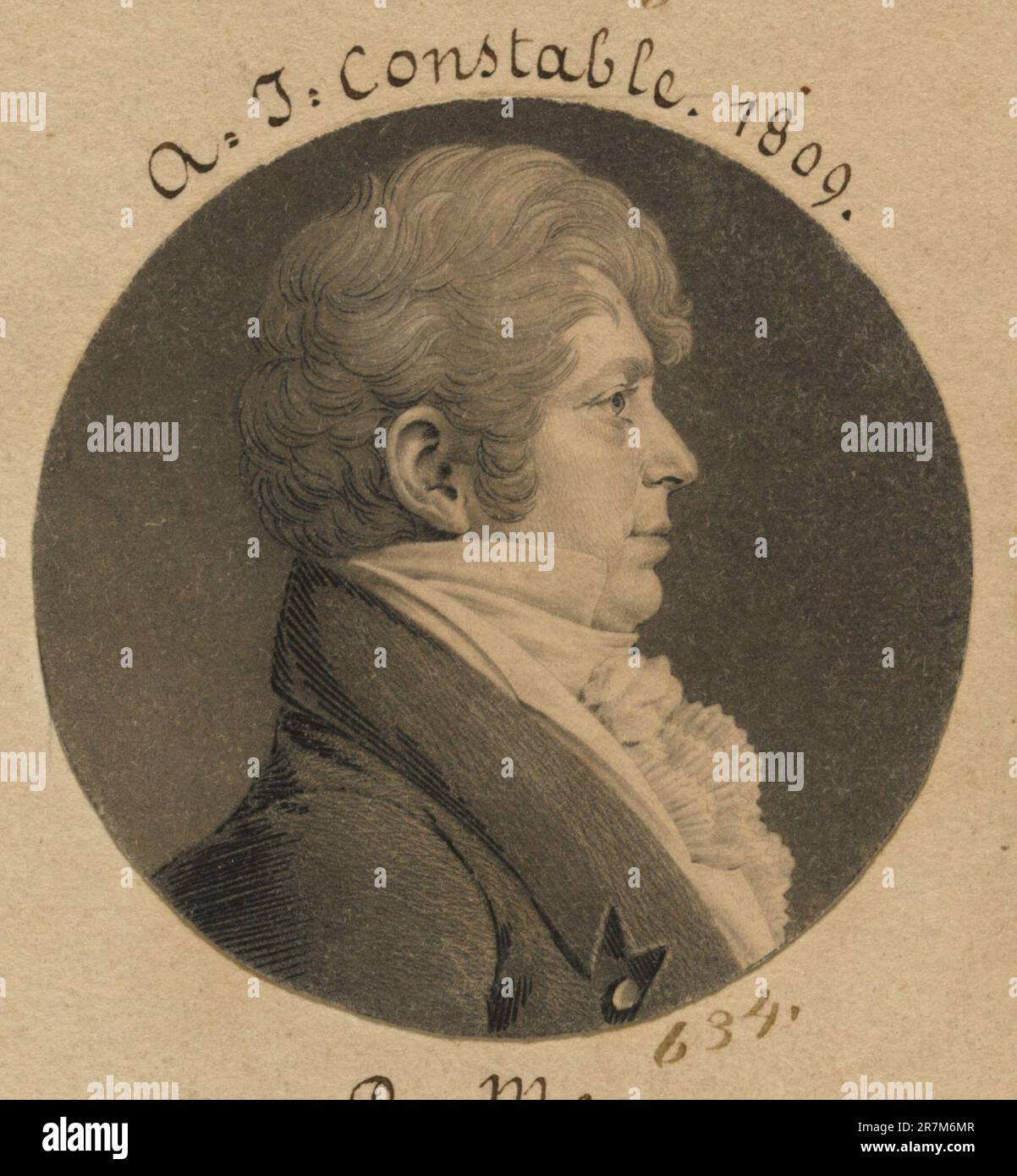 Saint memin charles balthazar j hi-res stock photography and images - Alamy