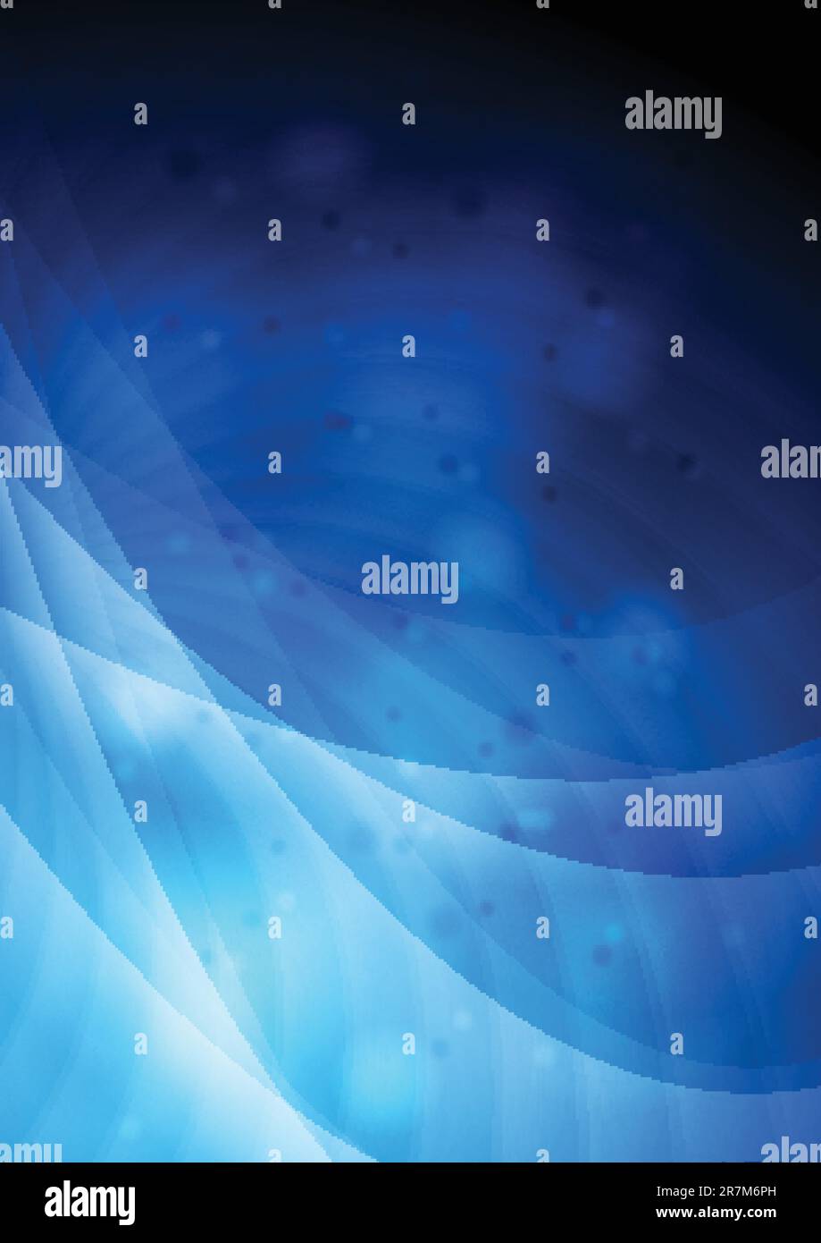 Blue wavy background Stock Vector Images - Alamy
