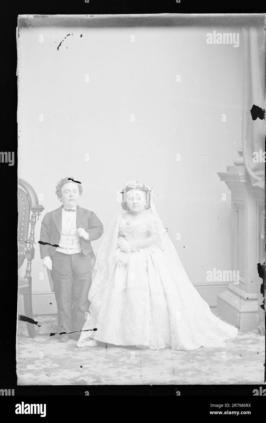 Charles and Lavinia Stratton c. 1860-70 Stock Photo - Alamy