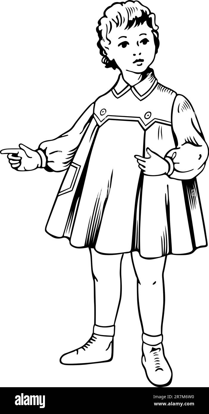 Girl model isolated on white Stock Vector Image & Art - Alamy