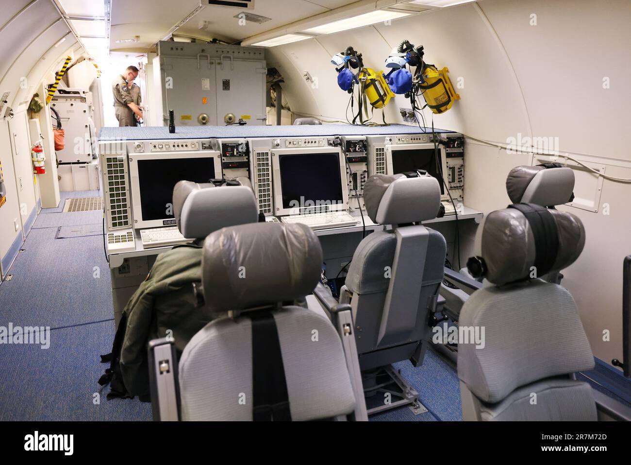 Geilenkirchen, Germany. 16th June, 2023. On board an AWACS ...
