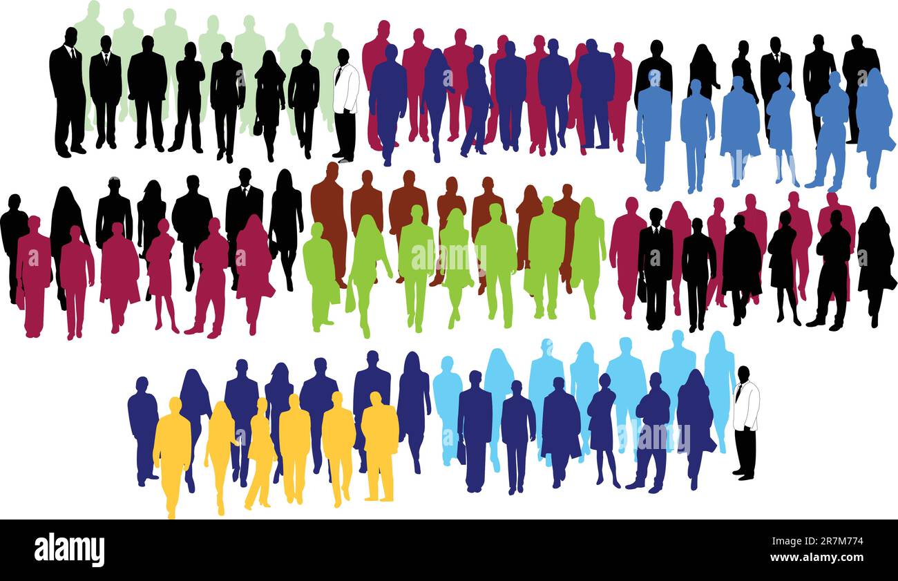 collection of business people - vector Stock Vector Image & Art - Alamy