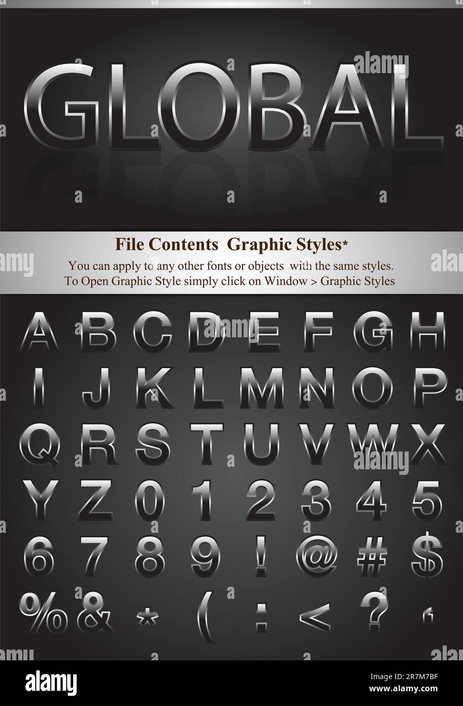File Contents Graphic Styles. You can apply to any other fonts or ...
