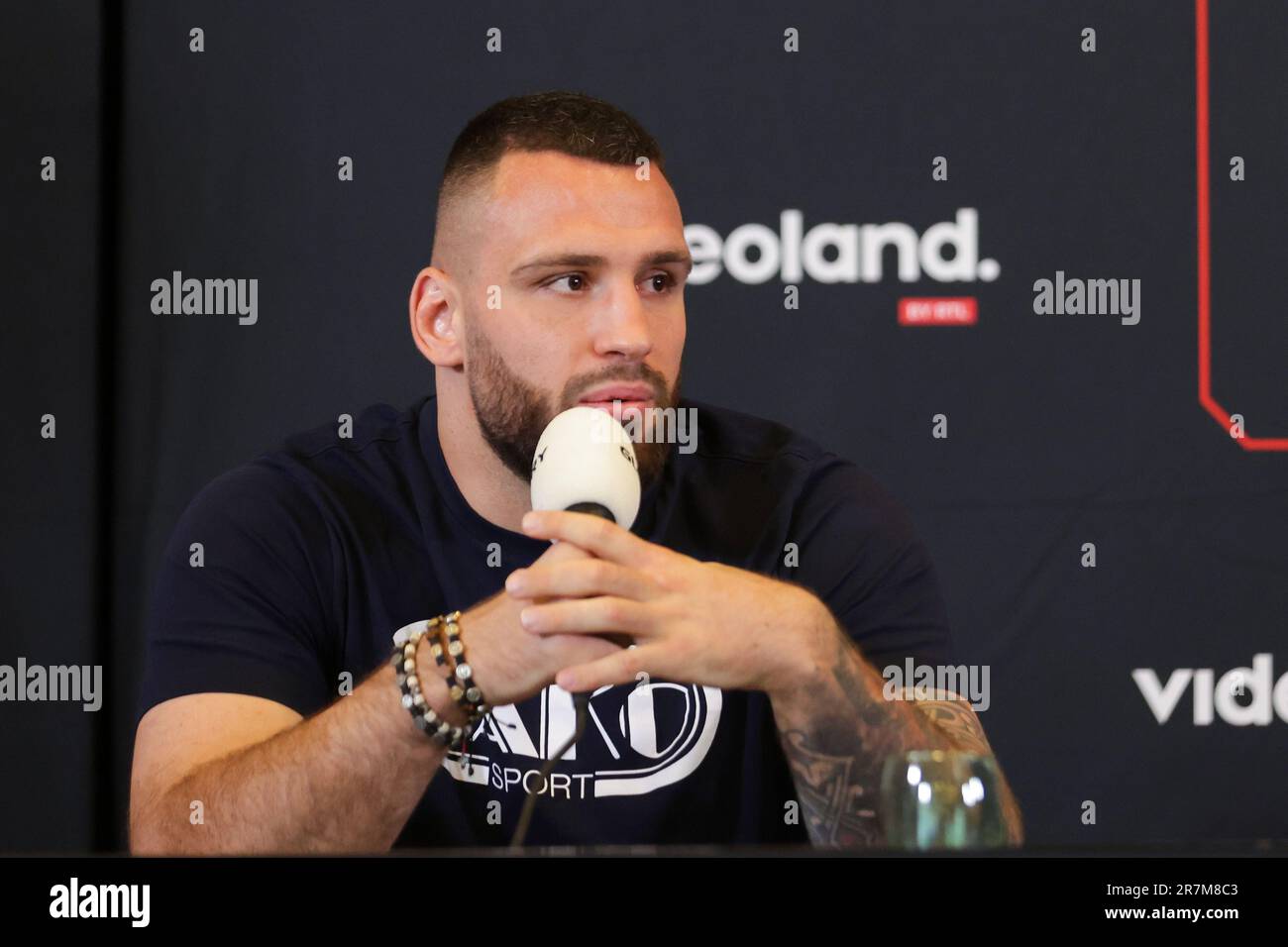 Rotterdam, Netherlands. 16th June, 2023. Croatian kickboxer Antonio ...