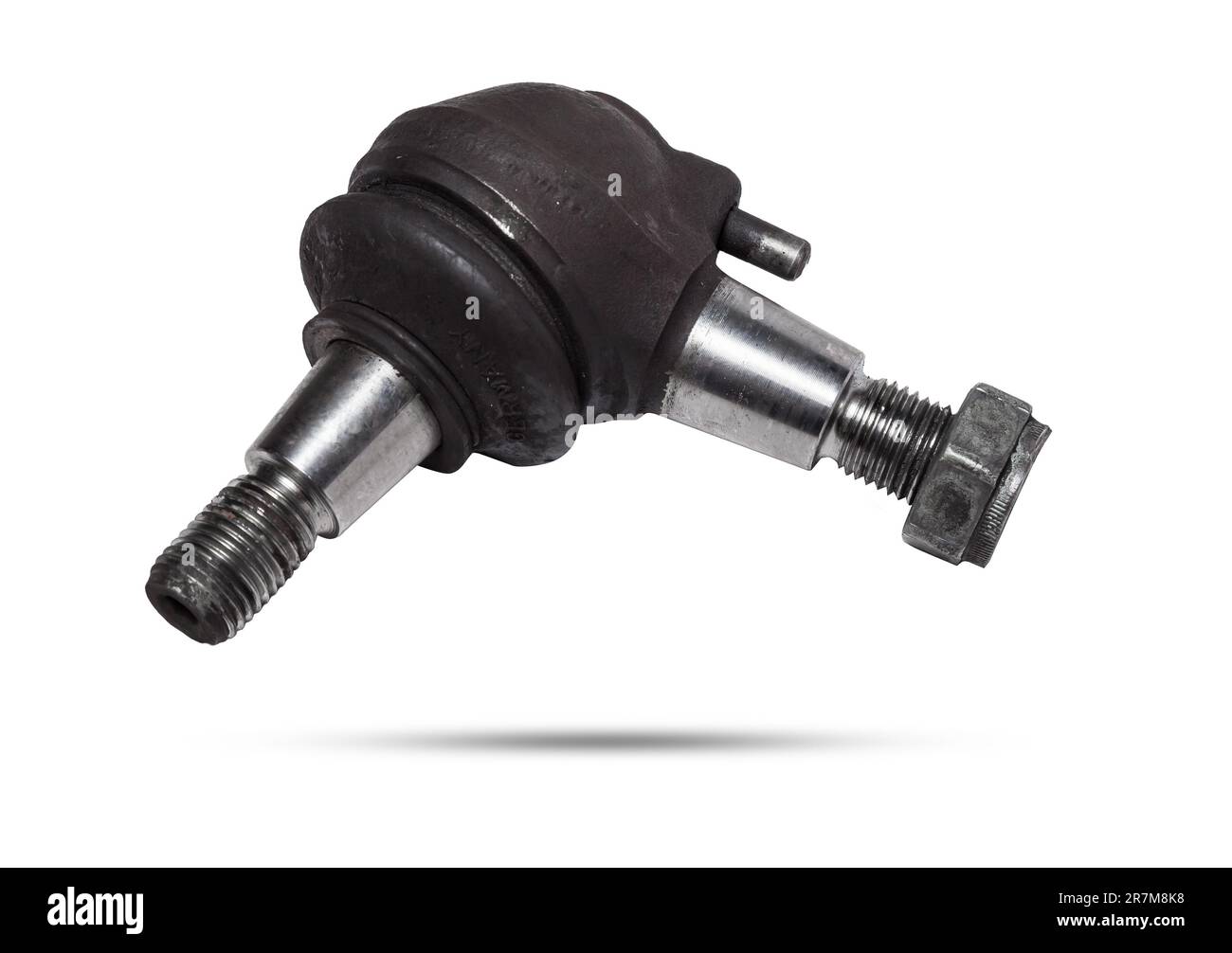 Ball joint on the arm of the car, part of the front suspension of the ...