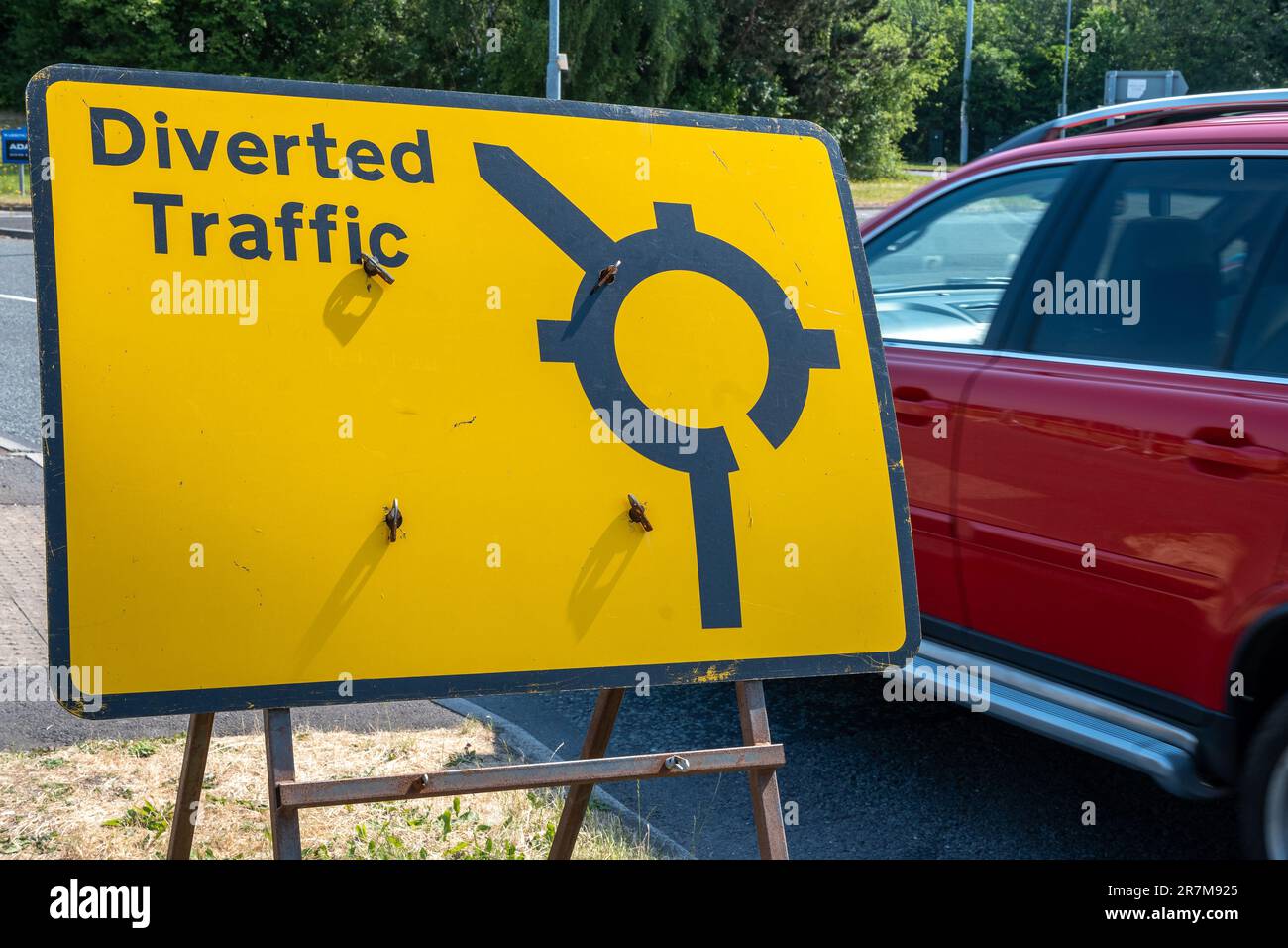Traffice warning sign hi-res stock photography and images - Alamy