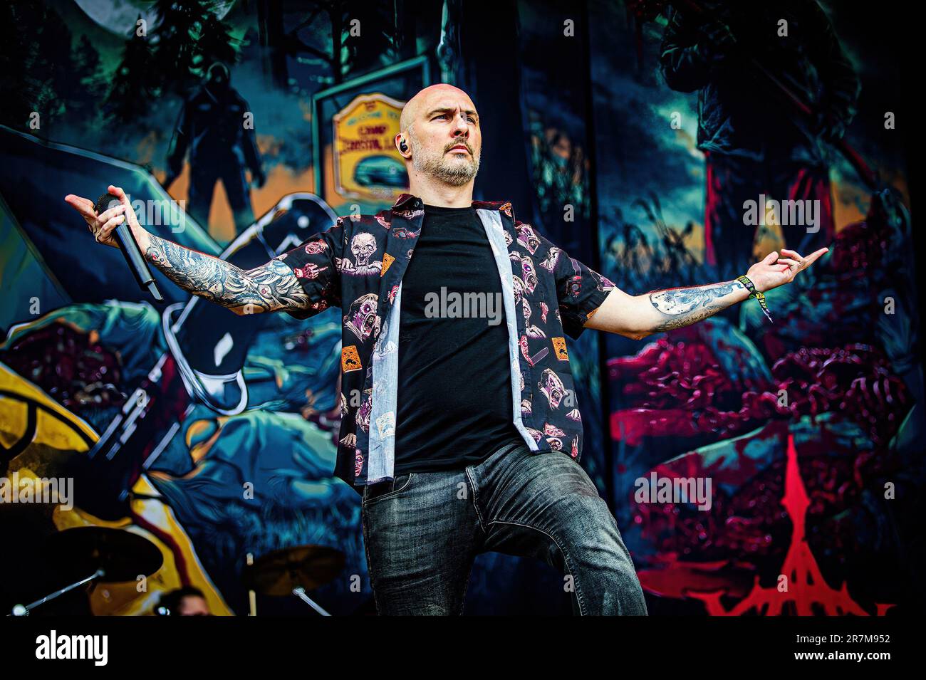 Copenhagen, Denmark. 15th June, 2023. The Belgian death metal band ...