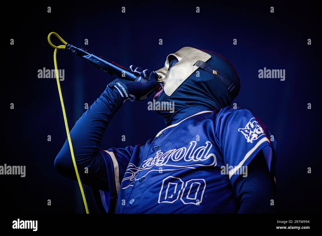 Copenhagen, Denmark. 15th June, 2023. The mysteriously masked British ...