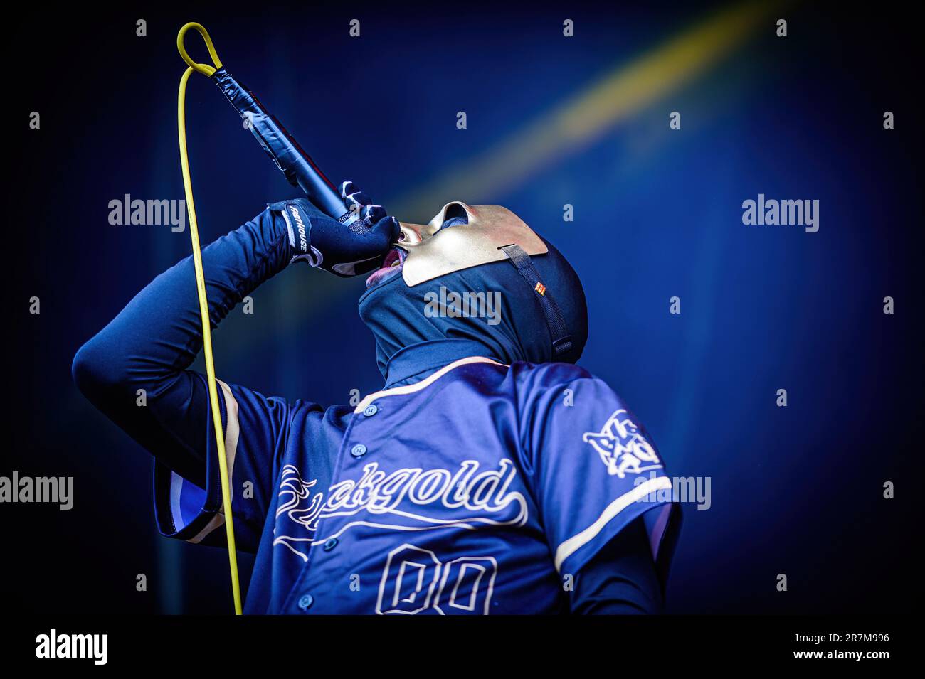 Copenhagen, Denmark. 15th June, 2023. The mysteriously masked British ...