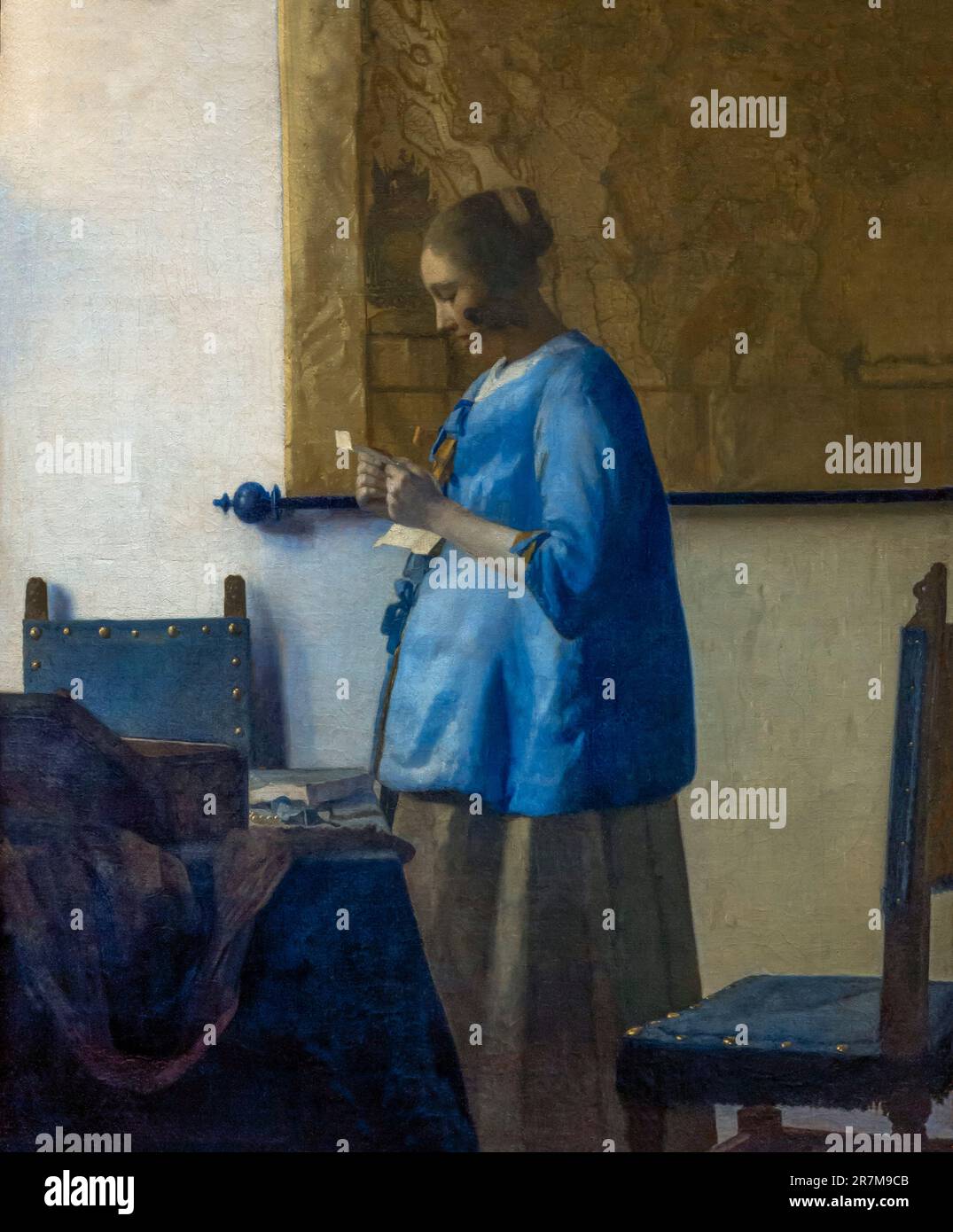 Woman Reading a Letter, Johannes Vermeer, circa 1663, Rijksmuseum ...