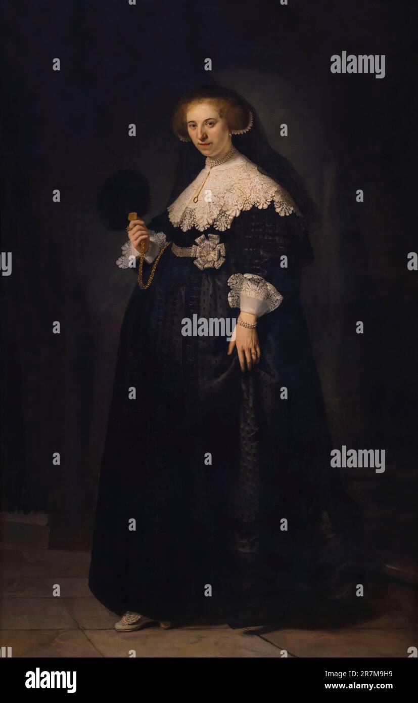 Portrait of Oopjen Coppit, Rembrandt, 1634, Rijksmuseum, Amsterdam ...