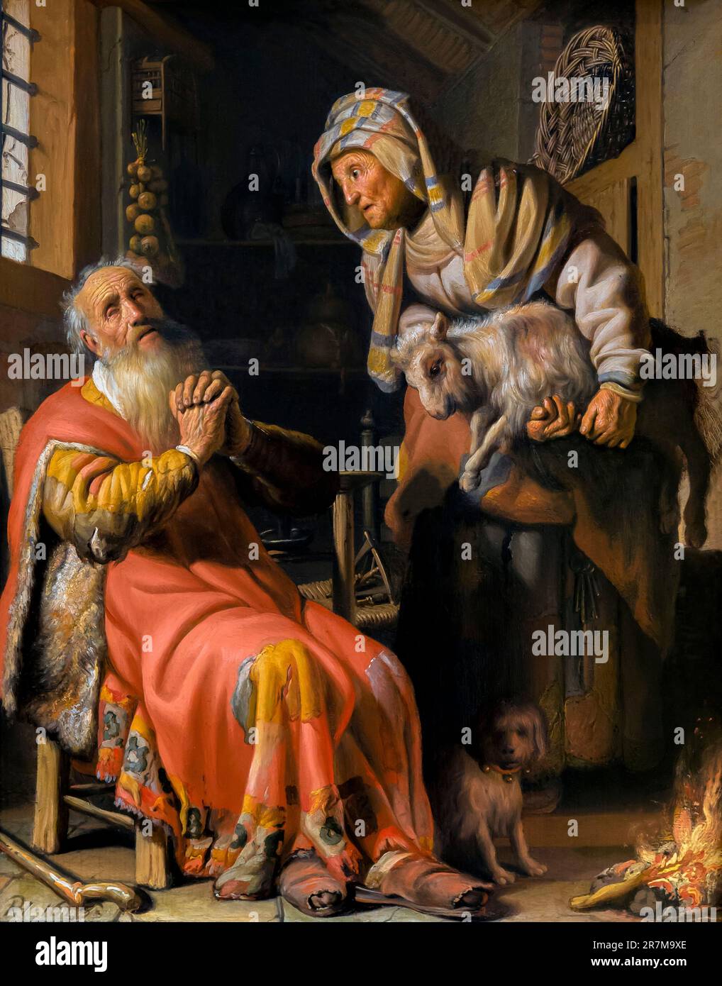 Tobit and Anna with the Kid, Rembrandt, 1626, Rijksmuseum, Amsterdam ...
