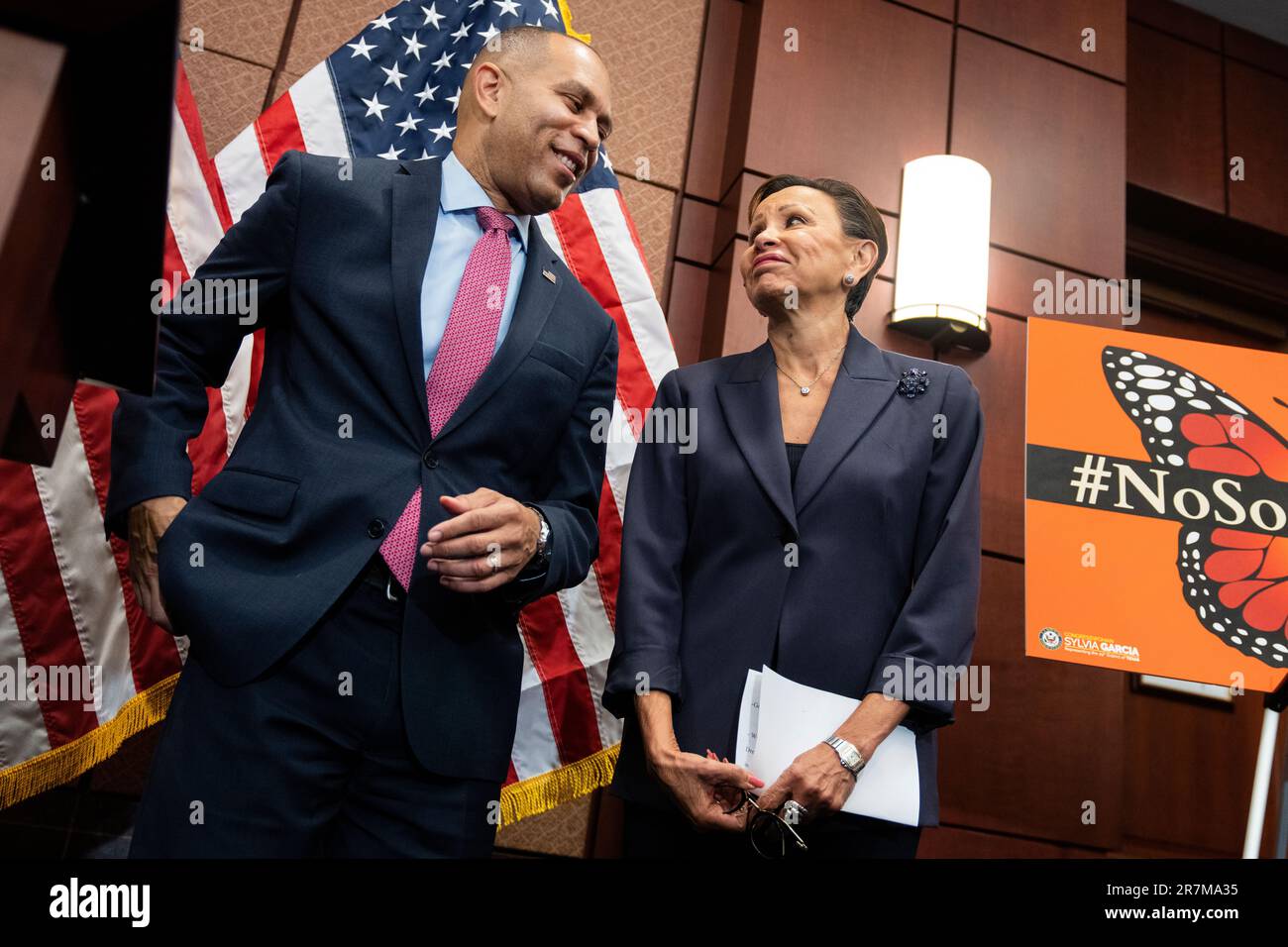 UNITED STATES - JUNE 15: House Minority Leader Hakeem Jeffries, D-N.Y ...