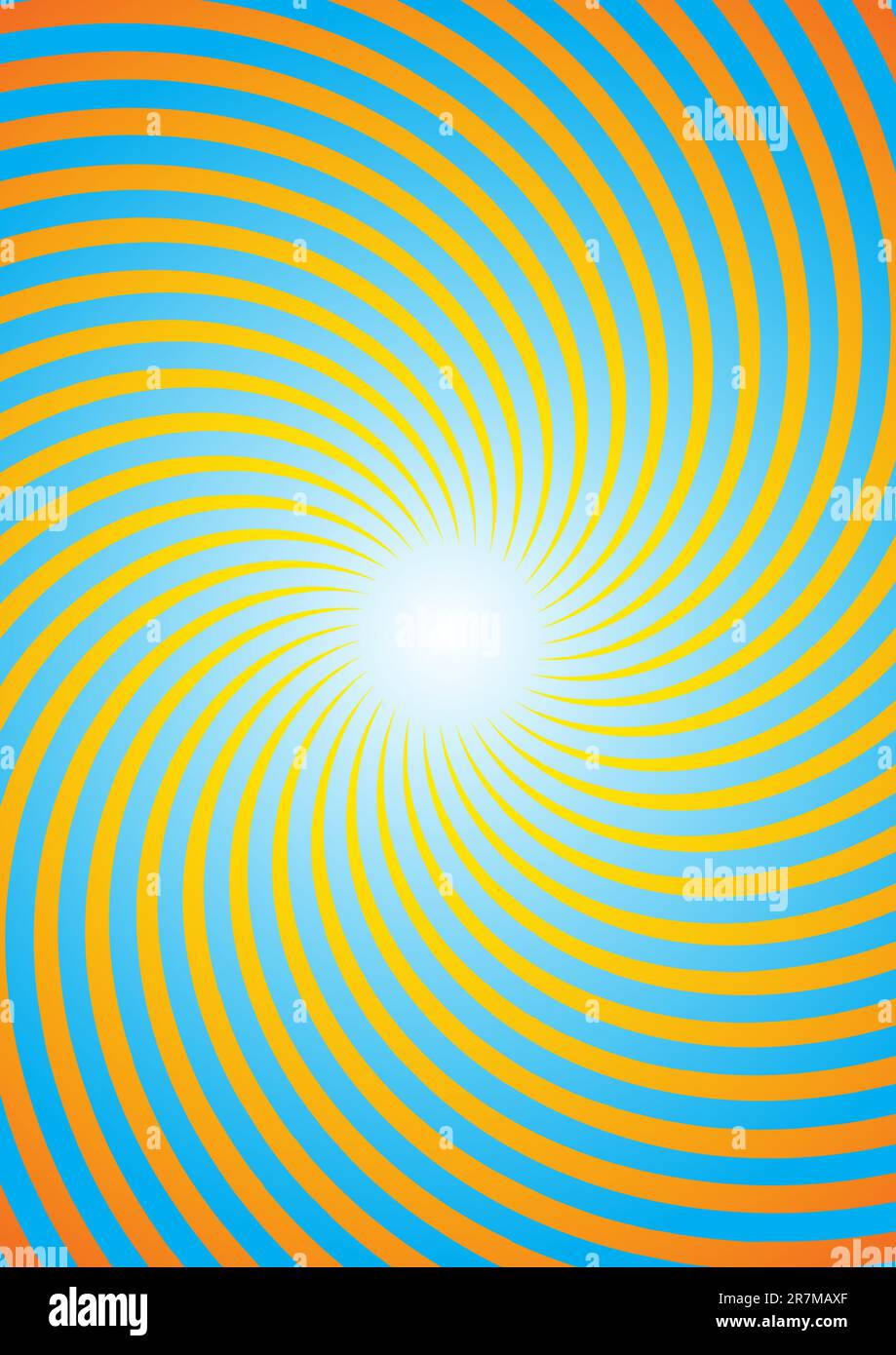 Blue and yellow sunrise Stock Vector Images - Alamy