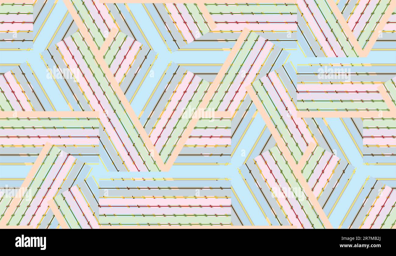 Seamless wallpaper background of multi-colored intersecting lines Stock Vector Image & Art - Alamy