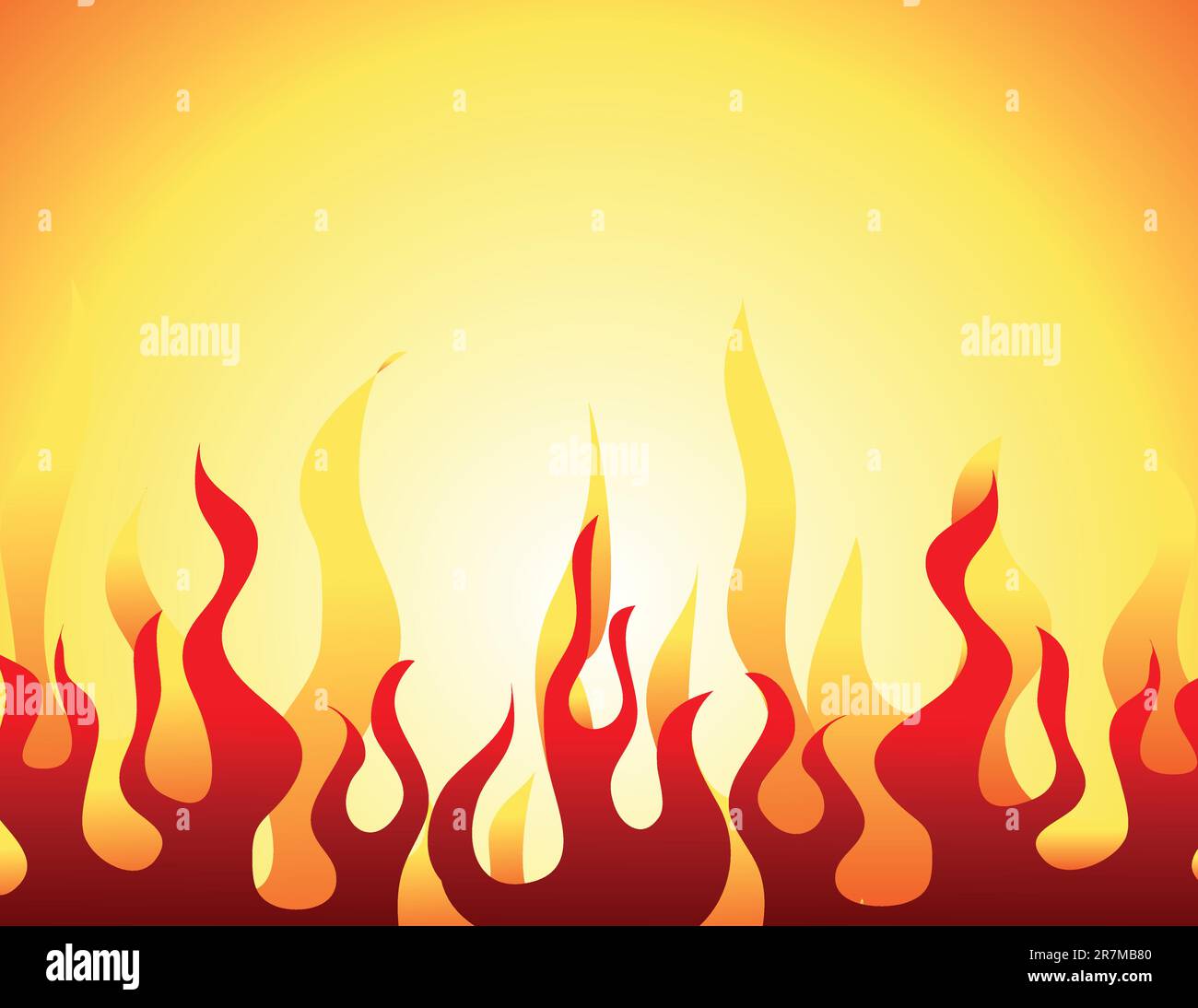Red burning flame pattern. Vector Stock Vector Image & Art - Alamy
