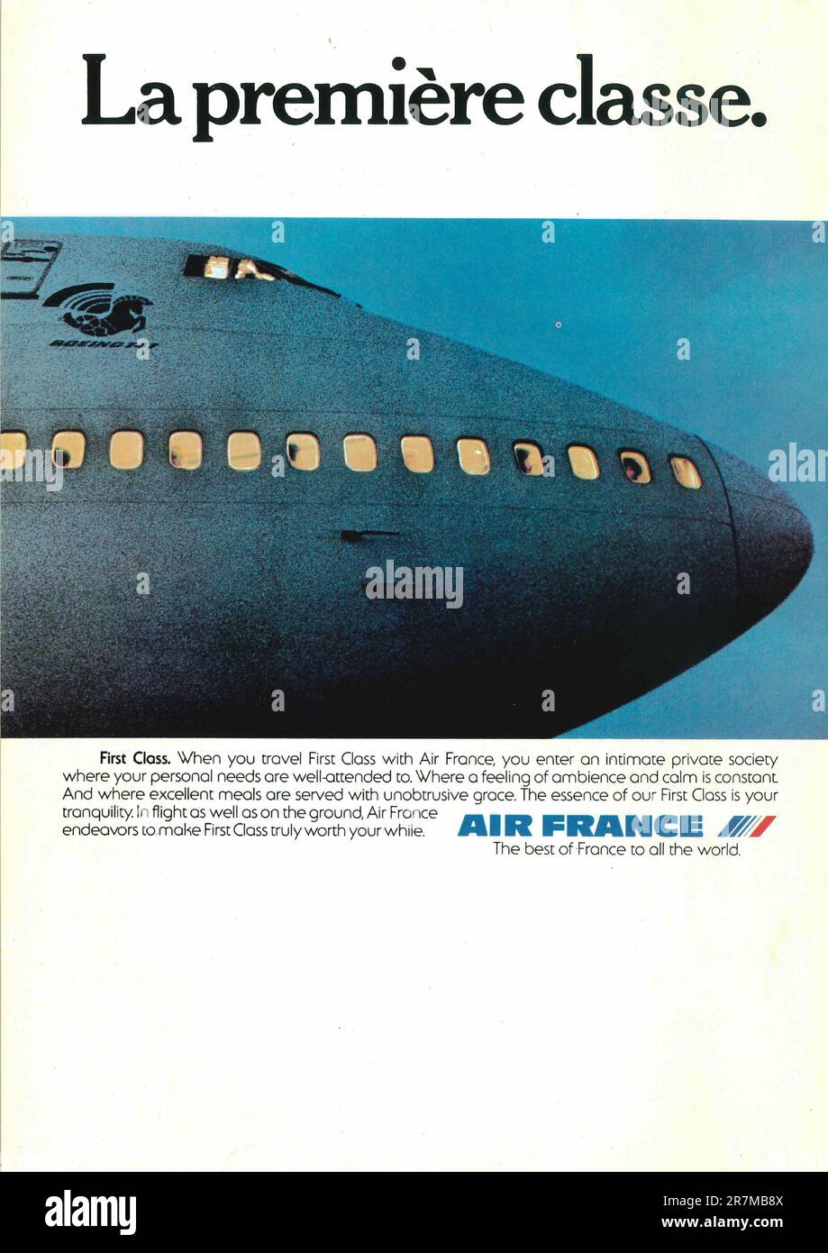 Air france first class hi-res stock photography and images - Alamy