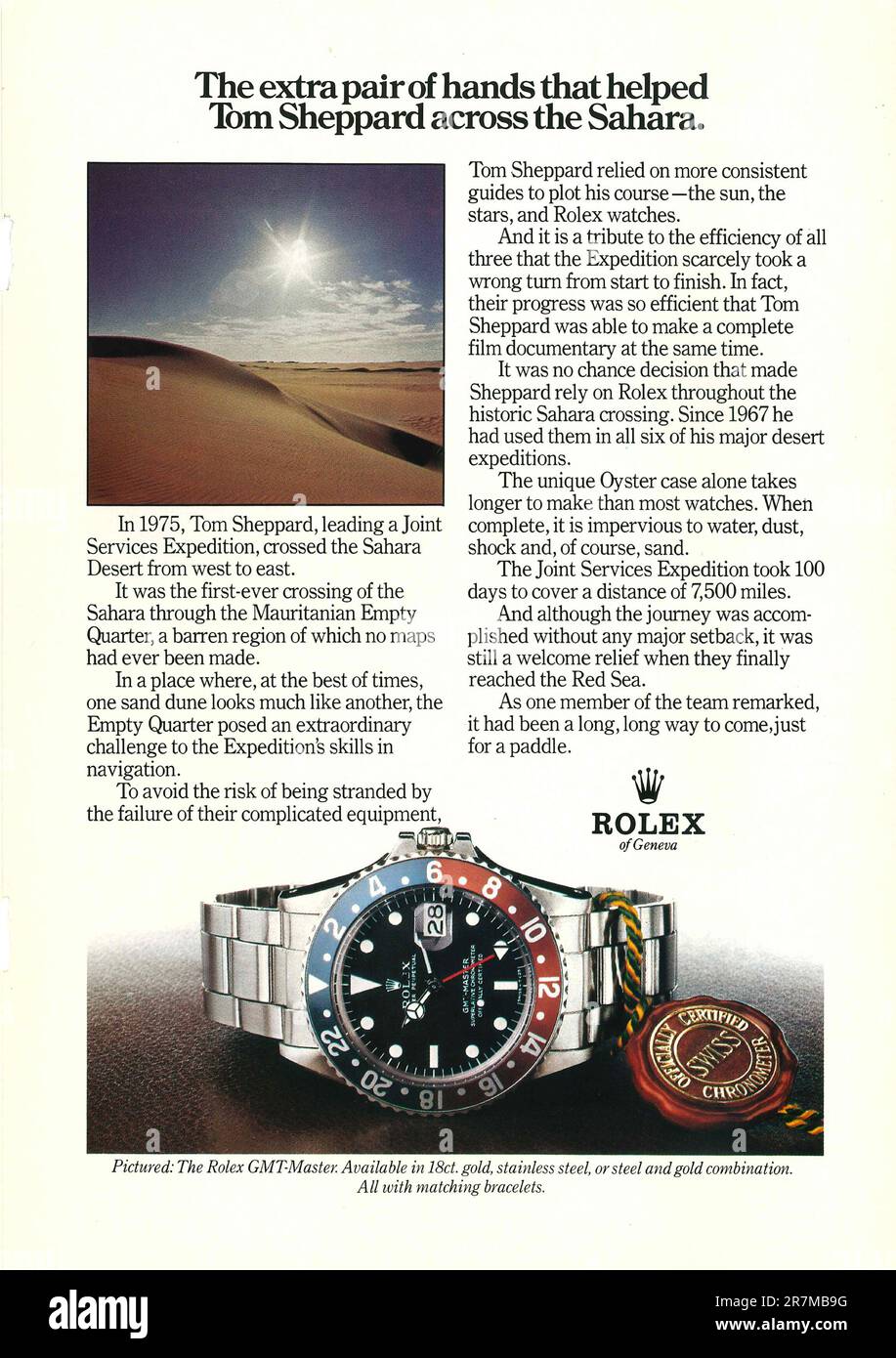 Rolex advertising hi-res stock photography and images - Alamy
