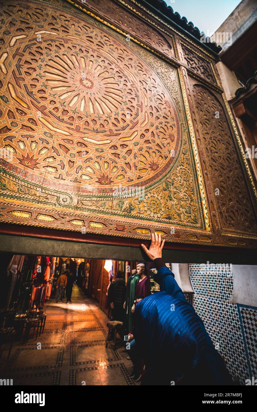 Fes Medina: A vibrant tapestry of culture and history, where narrow streets and bustling markets ...