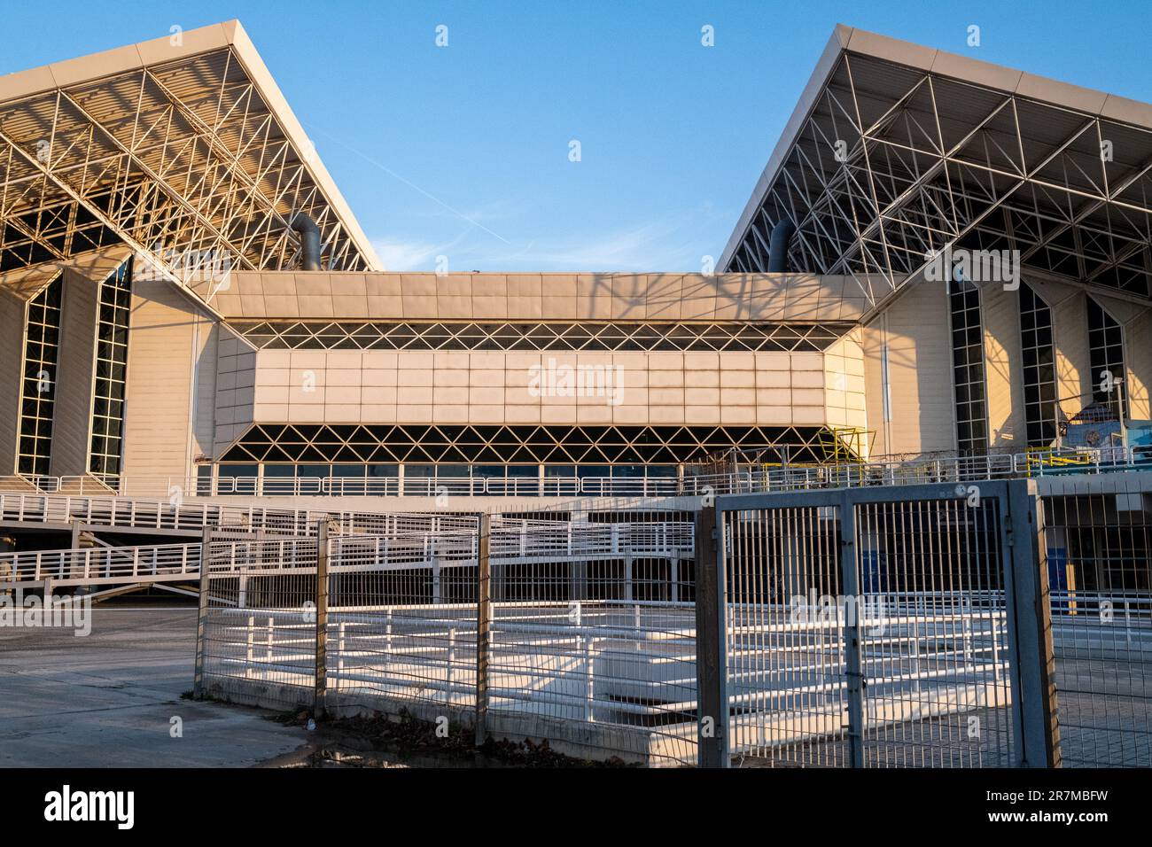 Greece, Athens on 2023-01-17. The large Spyrídon-Louis Olympic complex ...