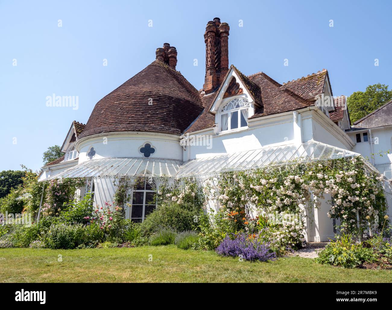 Houghton Lodge - Cottage ornee style - grade II listed house - River ...