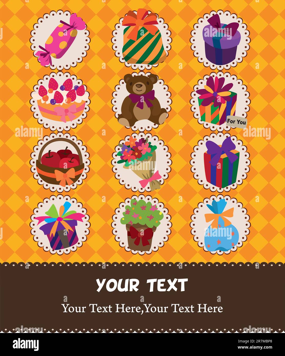 Fancy birthday party for kid Stock Vector Images - Alamy