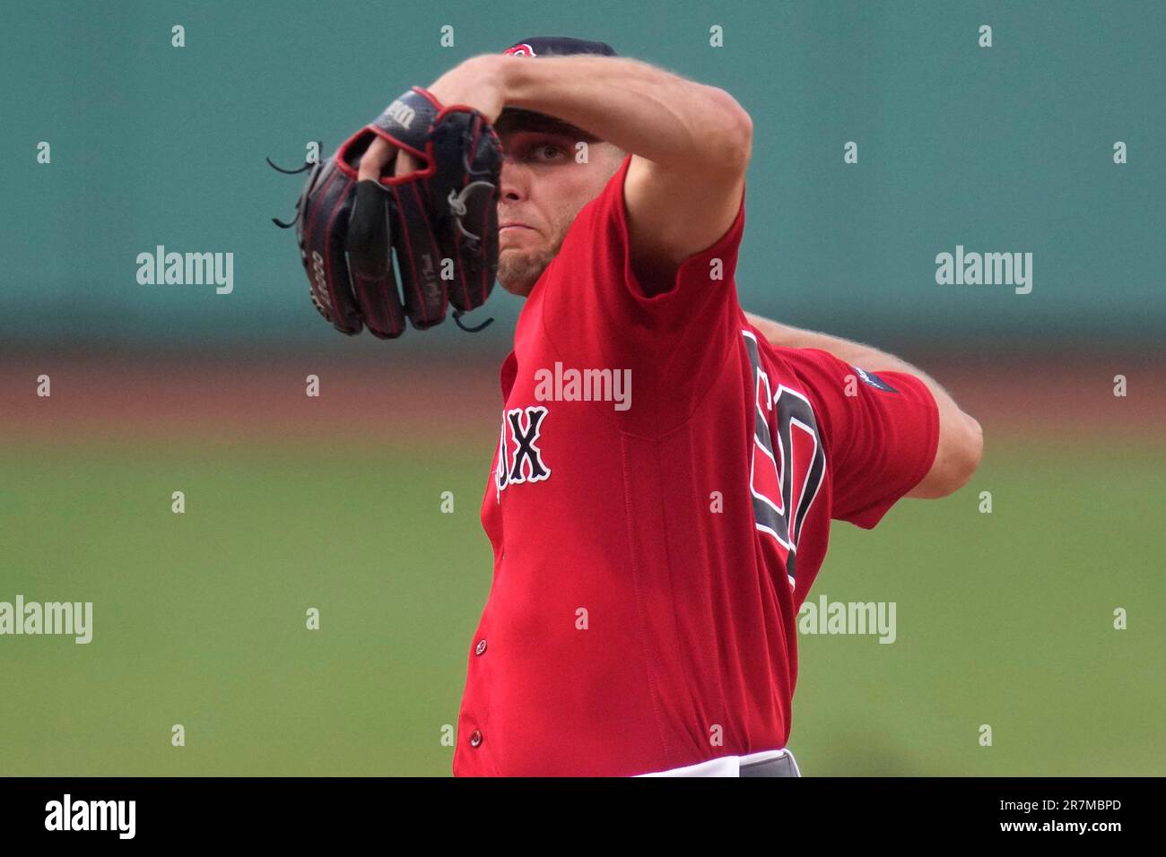Boston Red Sox relief pitcher Kutter Crawford delivers during a ...