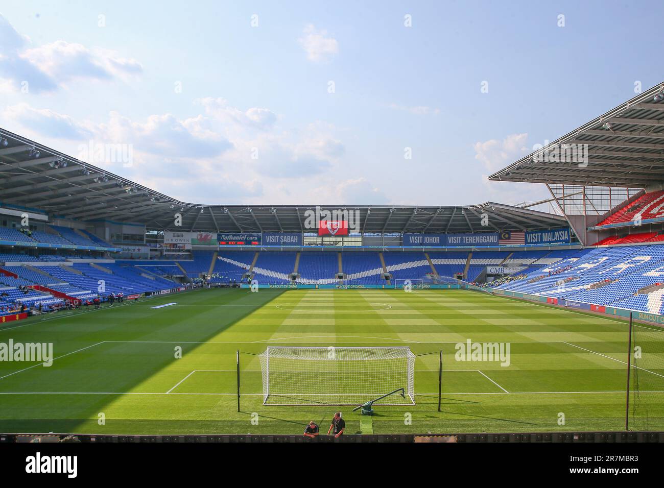 A general view inside of Cardiff City Stadium, home of Wales ahead of ...