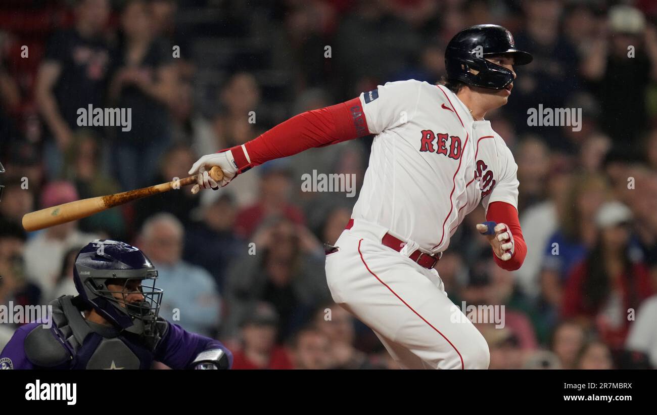Boston Red Sox first baseman Triston Casas during a baseball game at Fenway Park, Monday, June ...