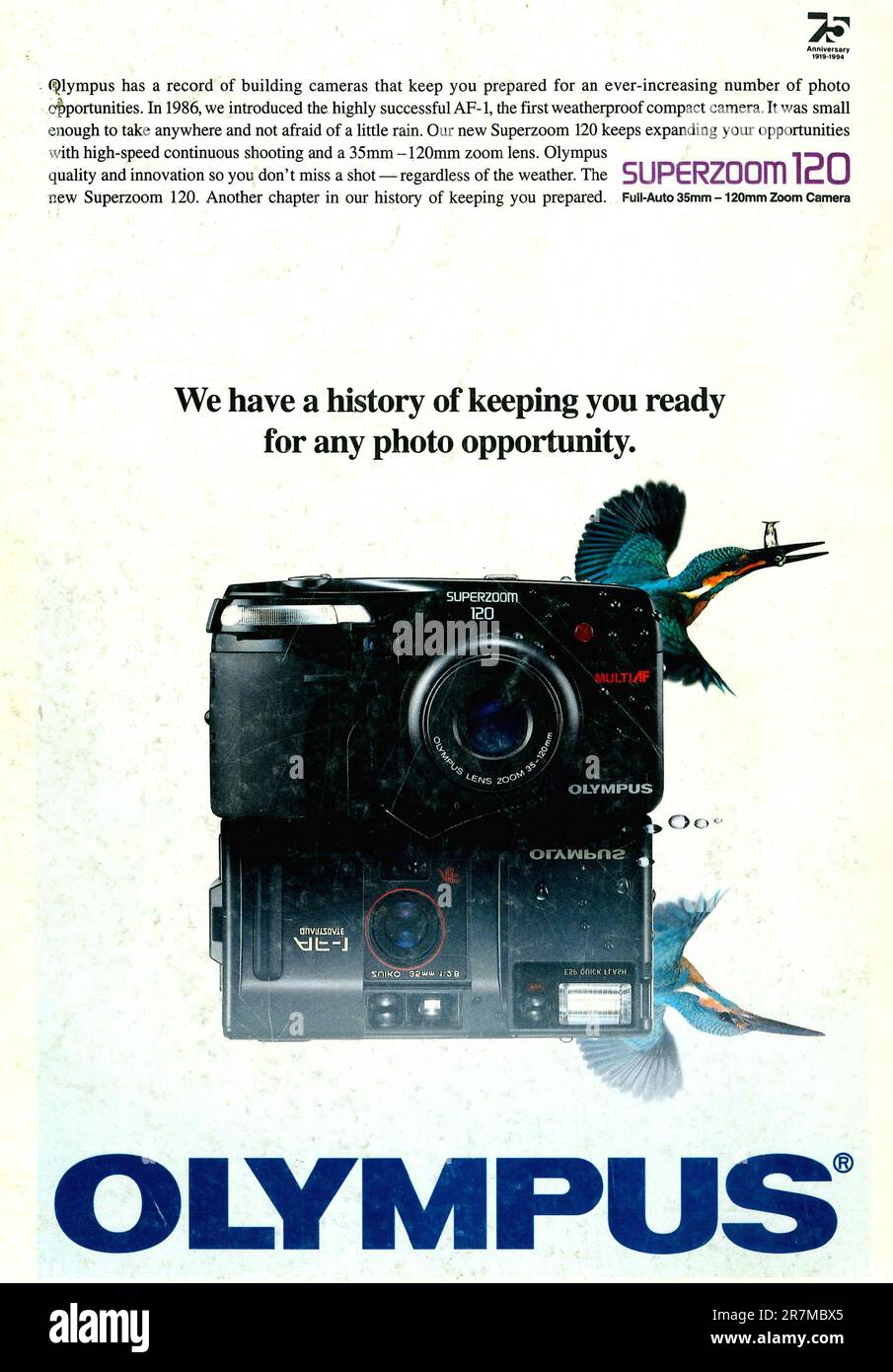 Olympus Superzoom 120 consumer compact camera advertisement , a NatGeo ...