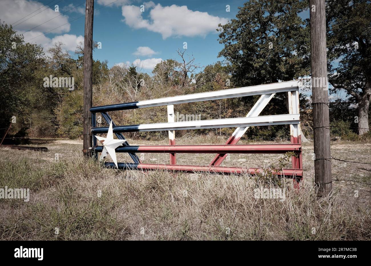 Texas gate hi-res stock photography and images - Alamy