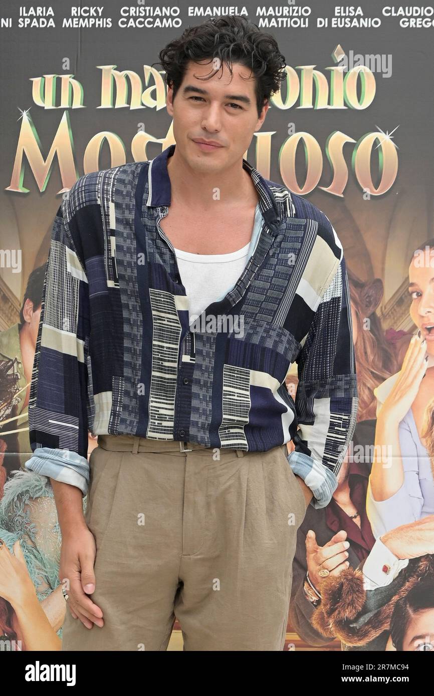 Rome, Italy. 16th June, 2023. Cristiano Caccamo attends the photocall ...