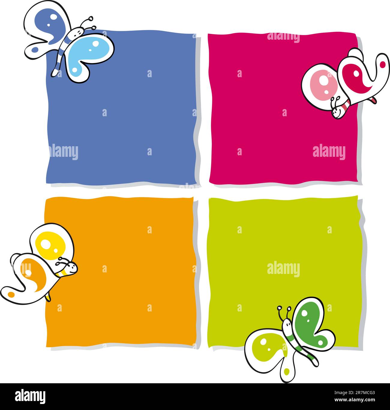 Colorful post it Stock Vector Images - Alamy