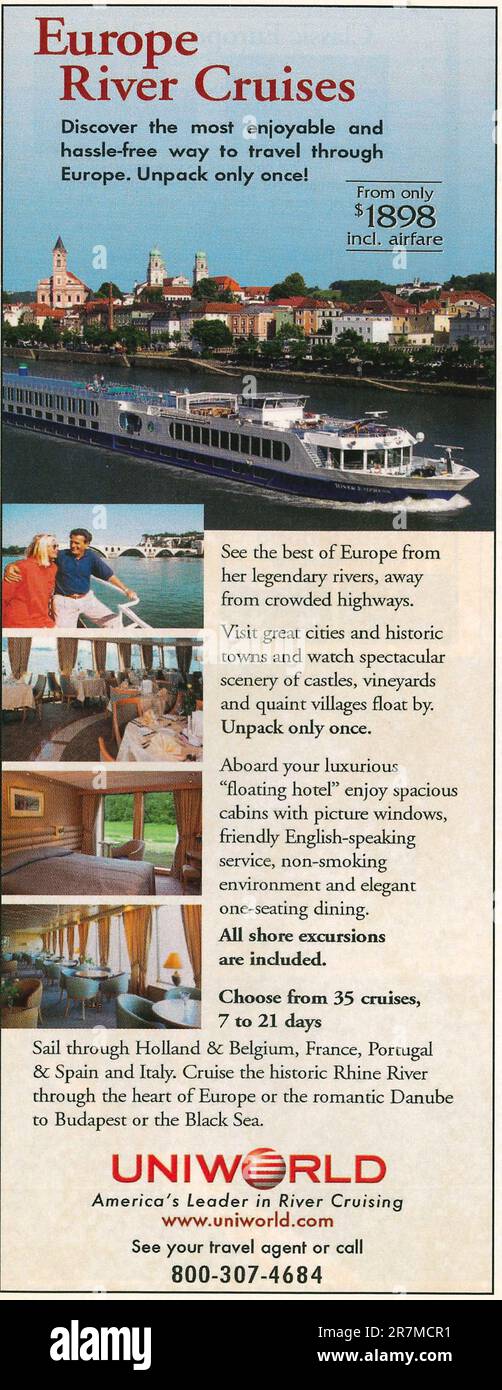 River cruise advertising hi-res stock photography and images - Alamy