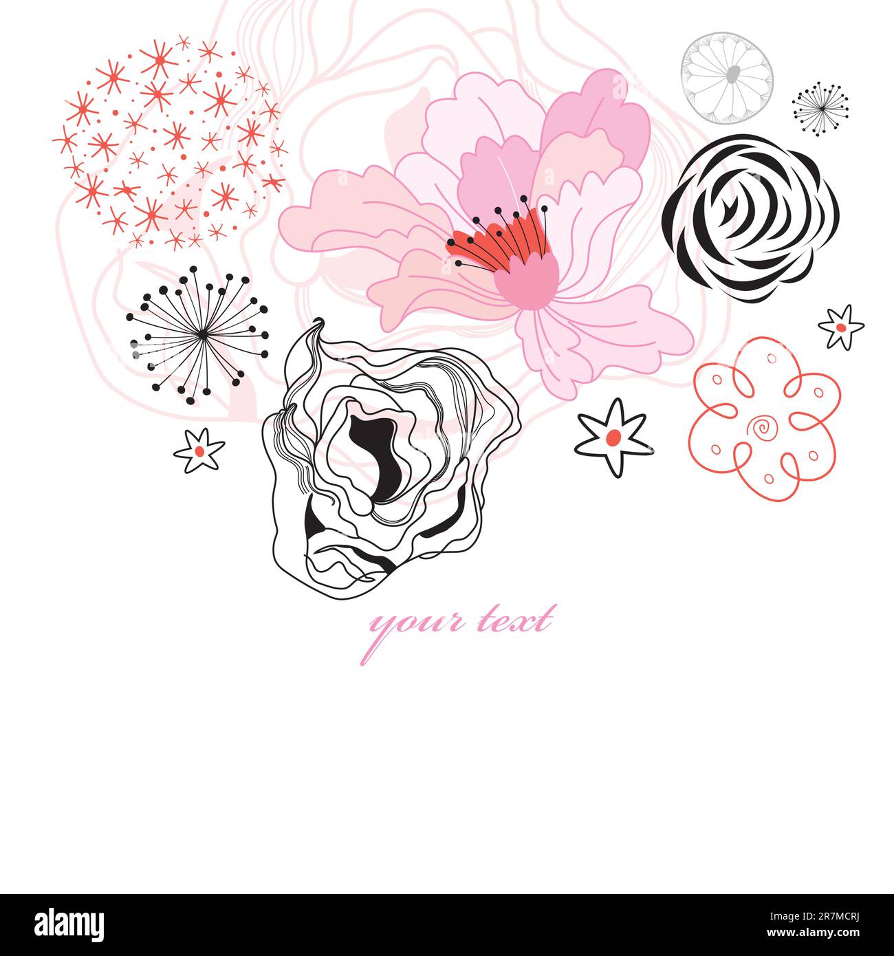 Bright pink outline hi-res stock photography and images - Alamy