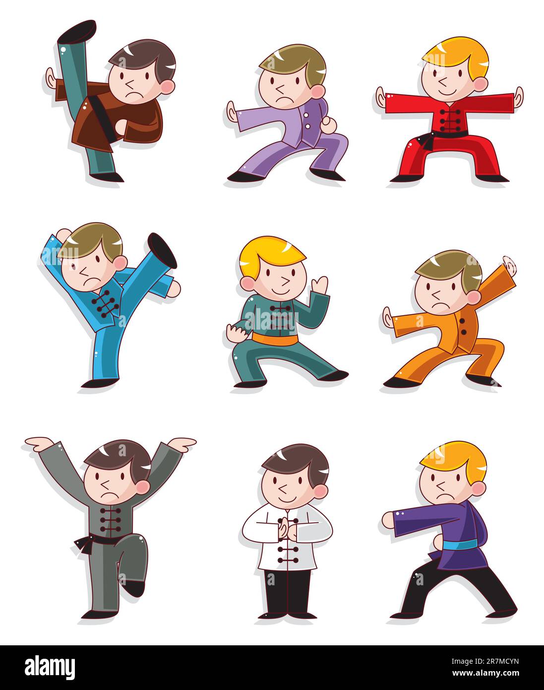 Self defense cartoon design hi-res stock photography and images - Alamy