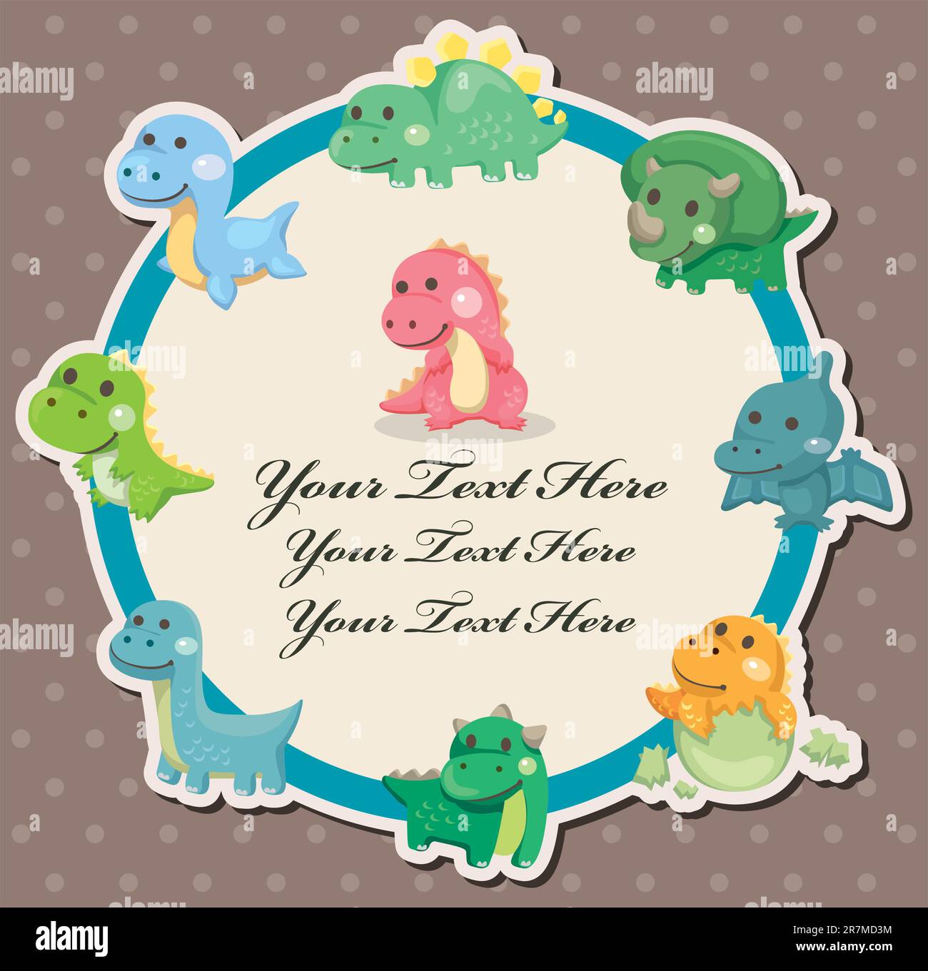 Dinosaur card hi-res stock photography and images - Alamy