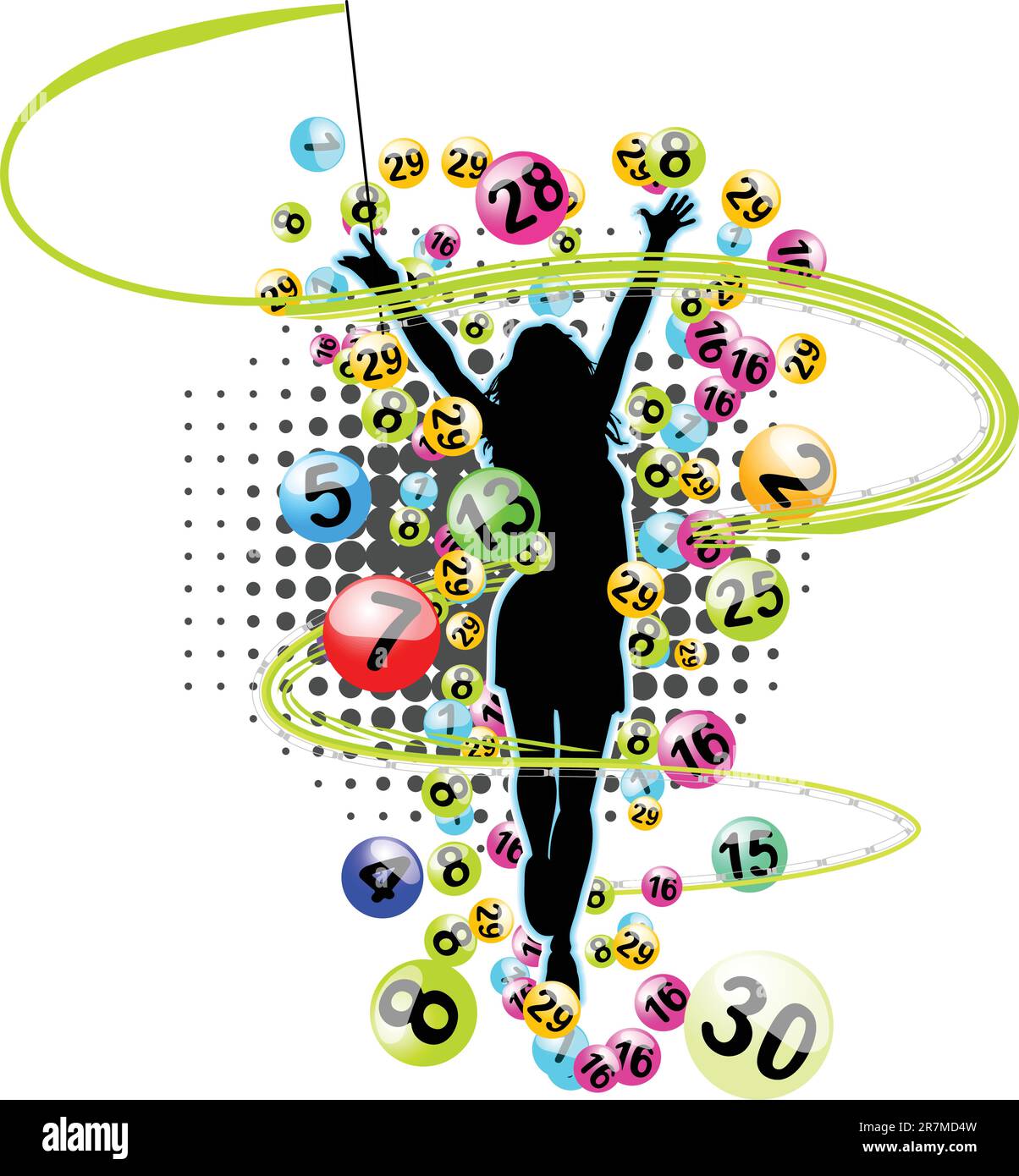 Currency lottery Stock Vector Images - Alamy