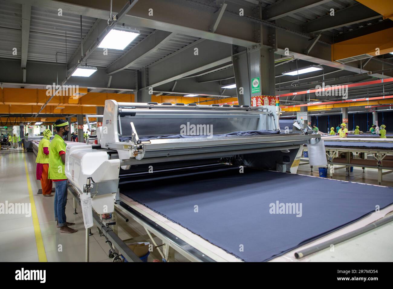 Ready-made garments (RMG) workers working in a LEED Certified Green ...