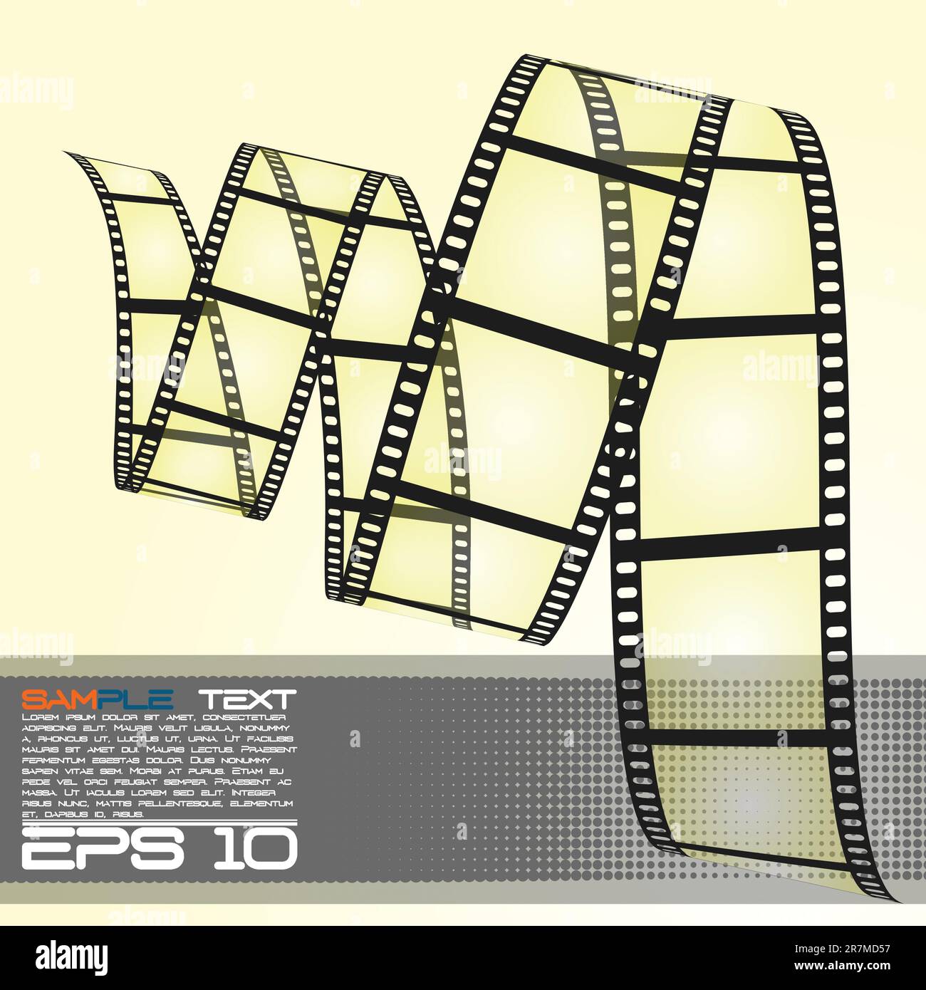 Empty filmstrip Stock Vector Images - Alamy